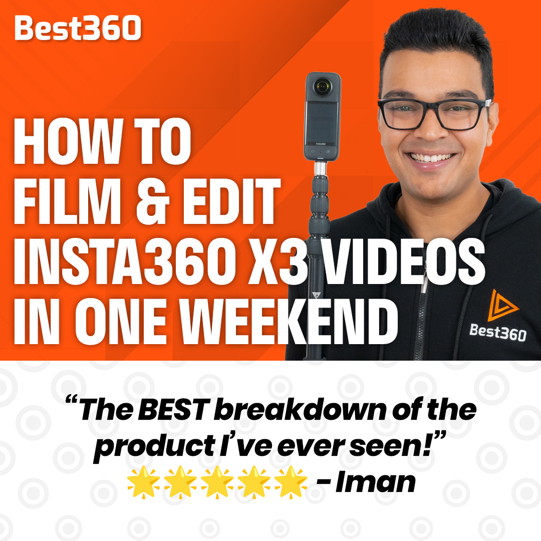 Best Insta360 X3 360 Camera Course For Beginners